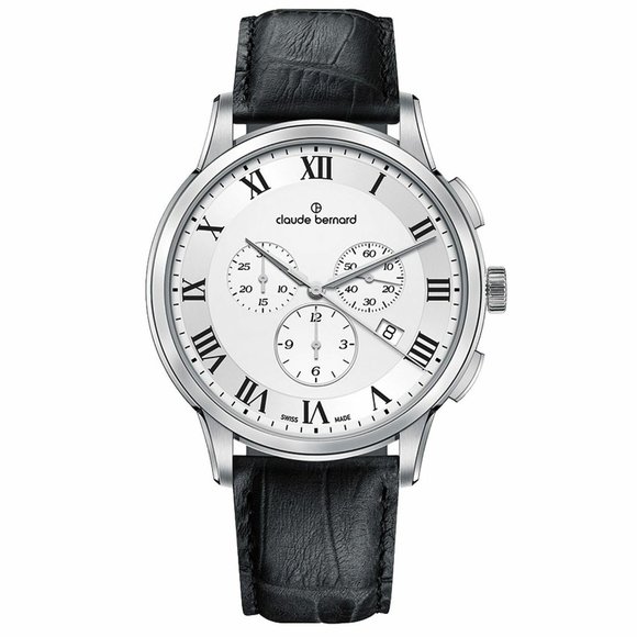 Claude Bernard | Accessories | New Claude Bernard Silver Quartz Black ...